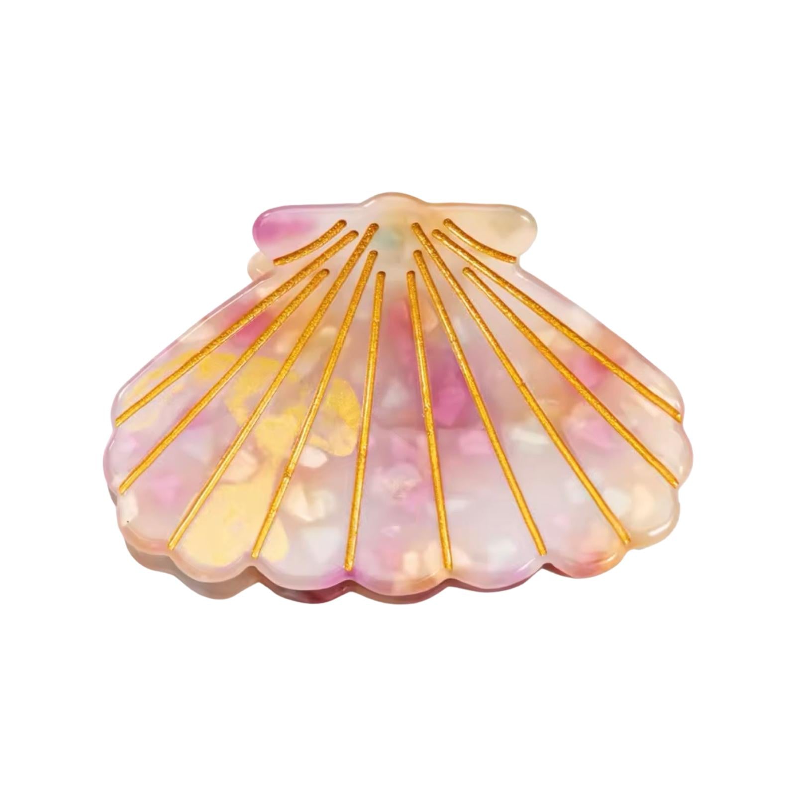 Seashell Hair Claw - 5.7cm - Pink – Mhalaty
